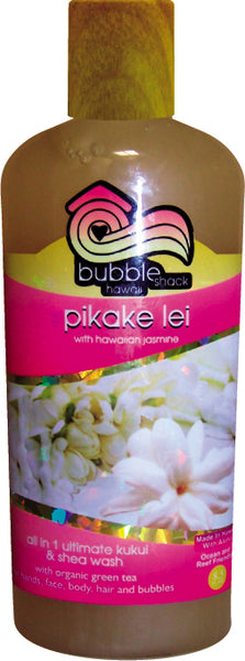 Pikake Lei All in1 Ultimate Kukui + Shea Wash – Bubbleshackhawaii
